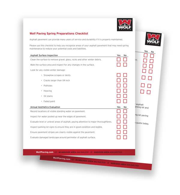 Asphalt Maintenance Tips - Removing Mulch and Oil Stains